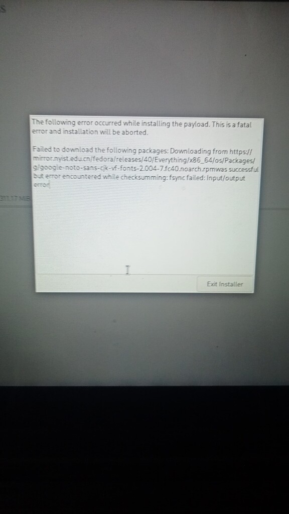 Ultramarine Linux 40 / Fedora 40 Installer stuck/freezes/crashes ... Ultramarine Linux 40 / Fedora 40 Installer stuck/freezes/crashes ...